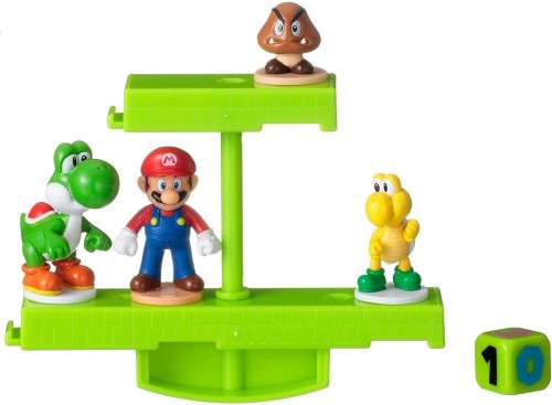 マリオ達の人形をのせて遊ぶバランスワールドゲームがお手頃価格で登場！ グラグラゆれるステージ上に、マリオ達を、うまくのせることができるかな?遊んだ後は、飾って楽しむこともできるよ。 別売りの「スーパーマリオ バランスワールドゲームJr. 地...