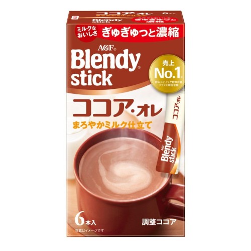 メーカー名:AGF ブランド名:ブレンディ スティック 商品タイプ:ココア(スティック) 原産国:日本 原材料:砂糖(国内製造、オーストラリア製造)、クリーミングパウダー(乳成分を含む)、ココアパウダー(ココアバター10~12%)、食塩、で...
