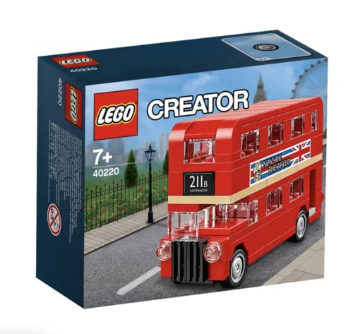 LEGOクリエイターロンドンバスV29 40220は、象徴的なデザインを称え、若い想像力を構築し、刺激するのに役立ちます。 回転ホイールと透明な窓と光の要素を備えたバス。 ナンバープレート、ルート番号、目的地、広告バナー用のステッカー。 レ...