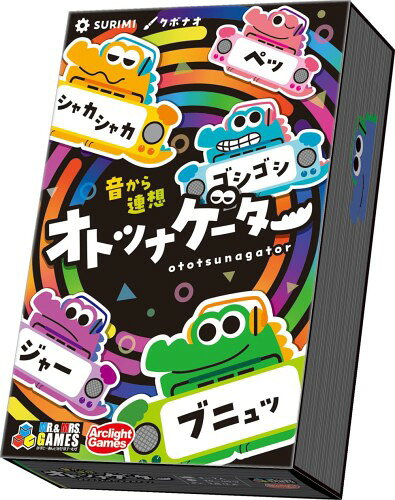 プレイ人数 :3-7人 プレイ時間 :20-40分 対象年齢 :7才以上 本体サイズ :153×101×48mm 「ブニュッ」「シャカシャカ」「ゴシゴシ」「ペッ」これ、なんの音? お題を音だけで伝える協力パーティーゲーム!