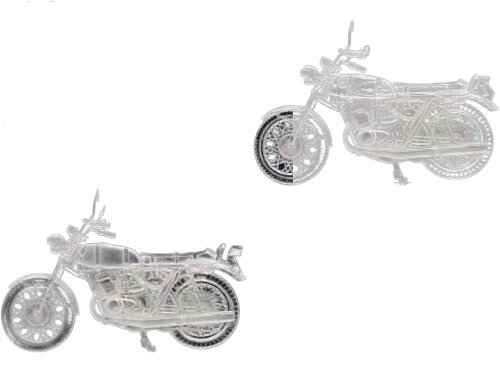 セット内容 KAWASAKI 500-SS/MACH 3 H1 2. 1969年型 透明バージョン / KAWASAKI 500-SS/MACH 3 H1A 6. 1971年型 透明バージョン JAN：4904790887338