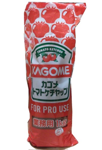 内容量:1kg 原材料:トマト、糖類(砂糖・ぶどう糖果糖液糖・ぶどう糖)、醸造酢、食塩、玉ねぎ、香辛料 商品サイズ(高さ×奥行×幅):337mm×81mm×137mm