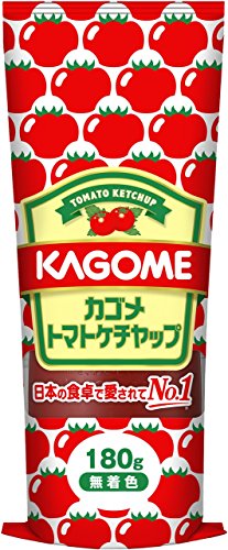 内容量:180g カロリー:118kcal/100g当たり 原材料:トマト、糖類(砂糖・ぶどう糖果糖液糖、ぶどう糖)、醸造酢、食塩、たまねぎ、香辛料 商品サイズ(高さx奥行x幅):172mmx38mmx76mm ブラント名: カゴメ トマト...