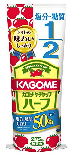 原材料:トマト、砂糖、醸造酢、たまねぎ、食塩、香辛料、にんにく/酸味料 商品サイズ(高さx奥行x幅):205mm×49mm×89mm 糖類や食塩の使用量を抑え、カロリー・糖質・塩分を50%カット*したトマトケチャップです。 ブラント名: カ...