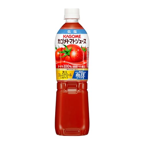 原材料:トマト、食塩 商品サイズ(高さx奥行x幅):254mm×60mm×70mm ブランド:トマトジュース メーカー名:カゴメ 商品の重量:0.79 kg