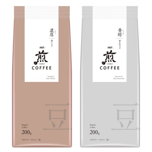 メーカー名:AGF ブランド名:煎 商品タイプ:コーヒー豆(豆のまま) 原産国:日本 原材料:香醇 済んだコクコーヒー豆(生豆生産国名:タンザニア、コロンビア、他)濃厚 深いコクコーヒー豆(生豆生産国名:タンザニア、コロンビア、他) 賞味期...