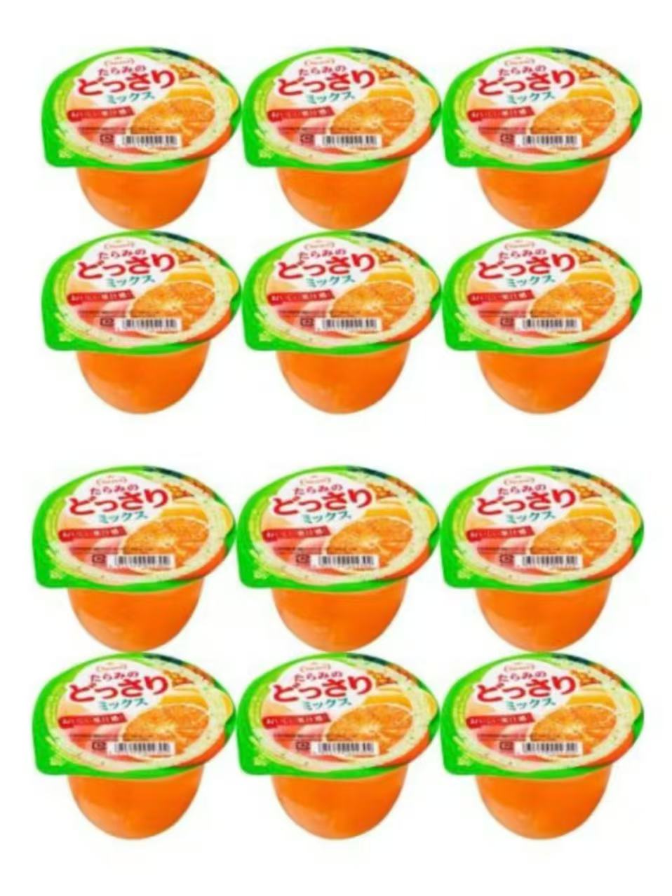 【商品説明】 ●自然の恵み、フルーツそのままの美味しさたっぷり 「たらみのどっさり」 ●4種の果実（みかん、白桃、黄桃、パイン）が引き立つフルーティな美味しさ ●ぷるんとしながらもみずみずしい食感のゼリー 『たらみのどっさり ミックスゼリー...