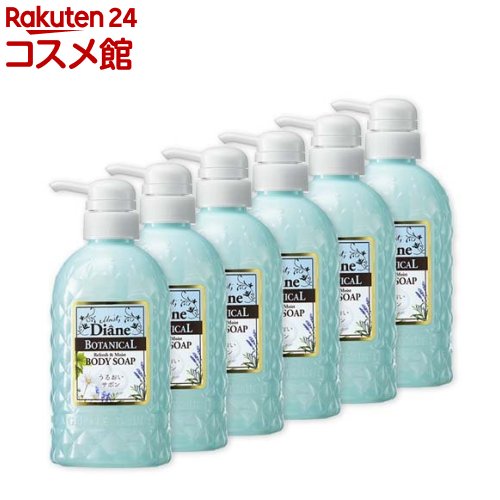お店TOP＞ダイアンボタニカル ボディソープ [シトラスサボンの香り] リフレッシュ＆モイスト (500ml*6本セット)商品区分：化粧品【ダイアンボタニカル ボディソープ [シトラスサボンの香り] リフレッシュ＆モイストの商品詳細】●90...