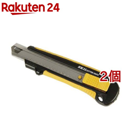 お店TOP＞ホーム＆キッチン＞文房具＞事務用品＞カッター(文具)＞SK11 カッターナイフ L オートロック SC-2N (1コ入*2コセット)【SK11 カッターナイフ L オートロック SC-2Nの商品詳細】押さえてスライド、指を離すと...