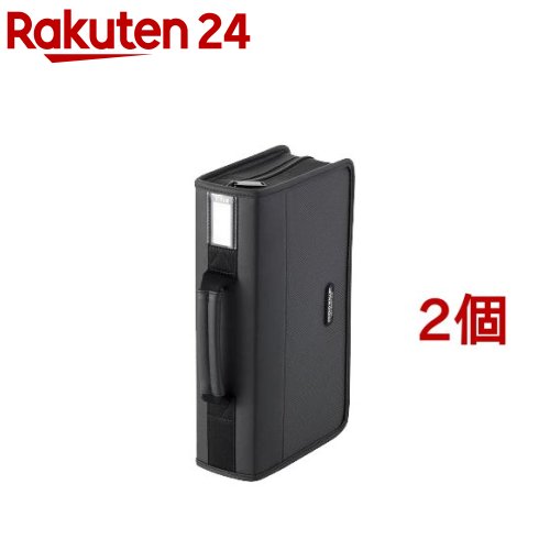 お店TOP＞家電＞オーディオ機器＞DVDソフト・アクセサリー＞CD・DVDケース＞エレコム CD／DVDファスナーケース CCD-SS96BK (2個セット)【エレコム CD／DVDファスナーケース CCD-SS96BKの商品詳細】●96枚...