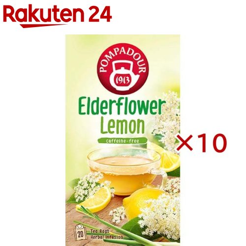 お店TOP＞水・飲料＞紅茶・ハーブティー＞ハーブティー＞ハーブティー全部＞ポンパドール ハーブティー エルダーフラワーレモン (20袋入×10セット(1袋1.5g))【ポンパドール ハーブティー エルダーフラワーレモンの商品詳細】ふんわりと...
