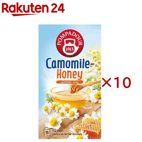 お店TOP＞水・飲料＞紅茶・ハーブティー＞ハーブティー＞ハーブティー(ブレンド)＞ポンパドール カモミールハニー (20袋入×10セット(1袋1.5g))【ポンパドール カモミールハニーの商品詳細】●ハーブティーのカモミールにはちみつビッツ...