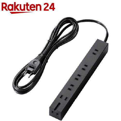お店TOP＞家電＞情報家電＞電源タップ＞タップ＞エレコム 電源タップ 雷サージ ほこりシャッター 6個口 3m ブラック T-KF01-2630BK (1個)【エレコム 電源タップ 雷サージ ほこりシャッター 6個口 3m ブラック T-K...