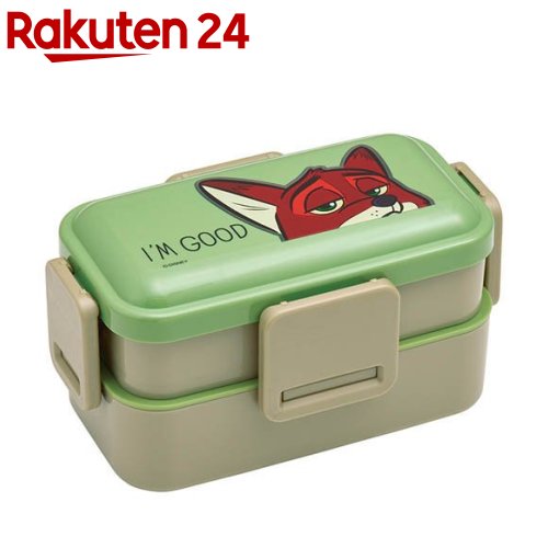 お店TOP＞ホーム＆キッチン＞弁当・水筒＞お弁当箱＞ランチボックス・お弁当箱＞抗菌2段ふわっと弁当箱 ズートピア ニック PFLW4AG (1個)【抗菌2段ふわっと弁当箱 ズートピア ニック PFLW4AGの商品詳細】●ドーム型のフタで、ふ...