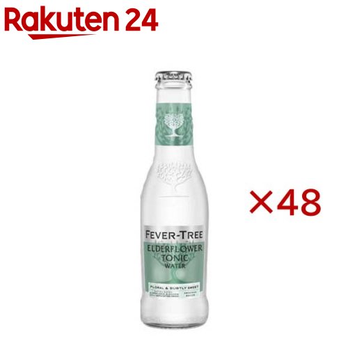 お店TOP＞水・飲料＞飲料・ソフトドリンク＞炭酸飲料＞炭酸飲料(スパークリング)＞フィーバーツリーエルダーフラワートニックウォーター (24本入×2セット(1本200ml))【フィーバーツリーエルダーフラワートニックウォーターの商品詳細】●...
