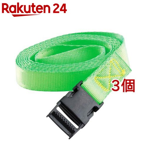 お店TOP＞DIY・ガーデン＞作業用品・安全用品＞作業用品＞結束＞E-Value ワンタッチ荷締ベルト 25mm×2m ライムグリーン (1コ入*3コセット)【E-Value ワンタッチ荷締ベルト 25mm×2m ライムグリーンの商品詳細】...