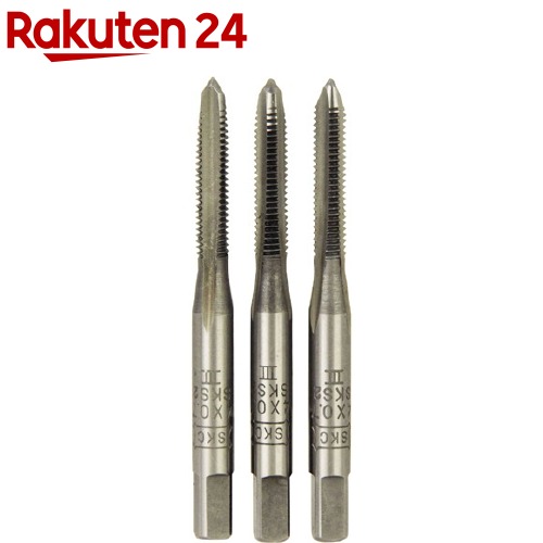 お店TOP＞DIY・ガーデン＞電動工具＞電動工具アクセサリー＞電動工具先端パーツ・アクセサリ＞SK11 ネジ切組タップ M4*0.7 (3本入)【SK11 ネジ切組タップ M4*0.7の商品詳細】●一般鉄鋼用ねじ切り作業(メネジ切り)。●荒...