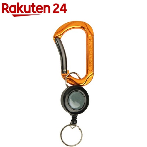 お店TOP＞DIY・ガーデン＞作業工具・大工道具＞作業工具＞ツールフック＞SK11 アルミカラビナ キーリール付き SAC-80KR オレンジ (1コ入)【SK11 アルミカラビナ キーリール付き SAC-80KR オレンジの商品詳細】アル...