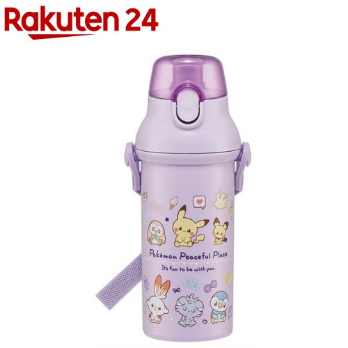 お店TOP＞ホーム＆キッチン＞弁当・水筒＞水筒・マグボトル＞子供用水筒＞抗菌直飲プラボトル ポケピース24 PSB5SANAG (1個)【抗菌直飲プラボトル ポケピース24 PSB5SANAGの商品詳細】●プッシュ式オープンで簡単オープン！...