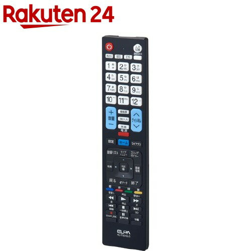 お店TOP＞家電＞別売部品＞リモコン＞リモコン(テレビ用)＞エルパ(ELPA) テレビリモコン メーカー別 LG 金星社 用 RC-TV019LG (1個)【エルパ(ELPA) テレビリモコン メーカー別 LG 金星社 用 RC-TV019...