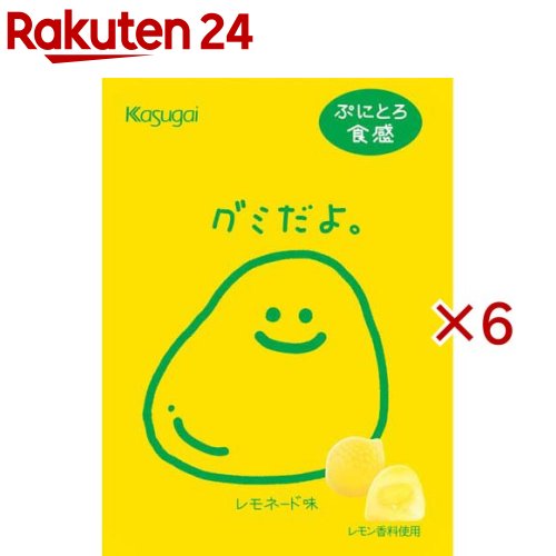 お店TOP＞フード＞お菓子＞ガム・グミ＞グミ＞グミだよ。レモネード味 (60g×6セット)【グミだよ。レモネード味の商品詳細】●ジュレINのぷにとろ食感と、やさしい甘さと酸味のレモネード味です。●日々に追われるあなたの心をほぐす、リラックス...