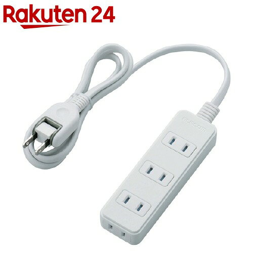 お店TOP＞家電＞情報家電＞電源タップ＞タップ＞エレコム 延長コード 電源タップ 1m 2P 4個口 ホコリ防止シャッター付 T-ST02N-2410WH (1個)【エレコム 延長コード 電源タップ 1m 2P 4個口 ホコリ防止シャッター...
