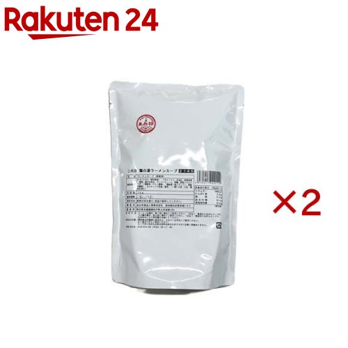 お店TOP＞フード＞調味料・油＞その他調味料＞ラーメン用調味料＞二代目 鶏白湯ラーメンスープ (1kg×2セット)【二代目 鶏白湯ラーメンスープの商品詳細】●丸鶏、鶏ガラ、もみじエキスを使用した鶏白湯スープです。●鶏と野菜のエキス、果物が溶...
