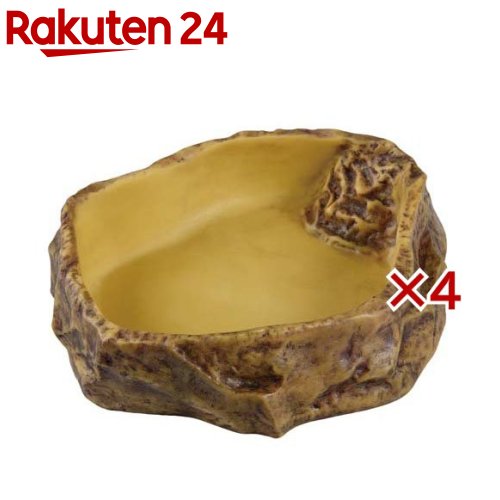 お店TOP＞ペット用品＞爬虫類・両生類用品＞爬虫・両生類飼育用品＞給餌・給水用品(爬虫・両生類用)＞エキゾテラ ウォーターディッシュ PT2804 (4セット)【エキゾテラ ウォーターディッシュ PT2804の商品詳細】●自然の岩をイメージ...