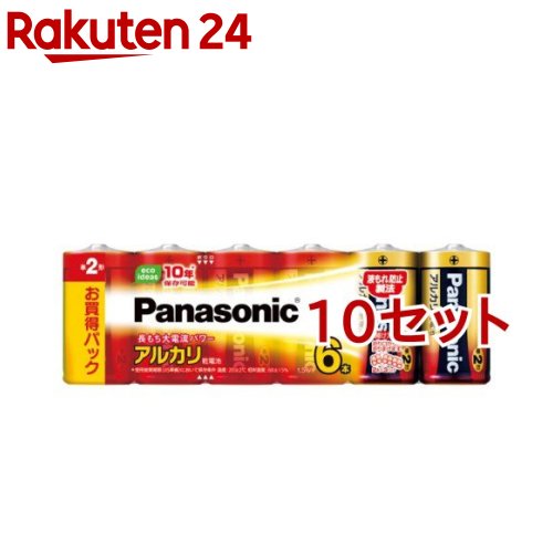 お店TOP＞家電＞電池・充電池＞乾電池＞単2乾電池＞パナソニック パナソニック アルカリ乾電池 単2形 LR14XJ／6SW (6本入*10セット)【パナソニック パナソニック アルカリ乾電池 単2形 LR14XJ／6SWの商品詳細】●長持...