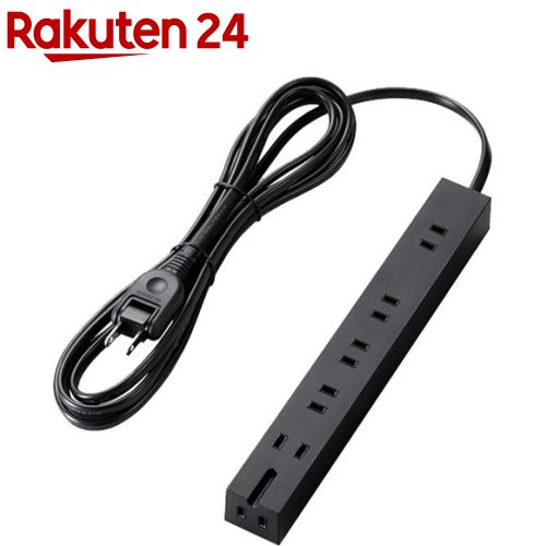 お店TOP＞家電＞情報家電＞電源タップ＞タップ＞エレコム 電源タップ 3m 6口 雷ガード ほこりシャッター マグネット 黒 T-KM01-2630BK (1個)【エレコム 電源タップ 3m 6口 雷ガード ほこりシャッター マグネット 黒...