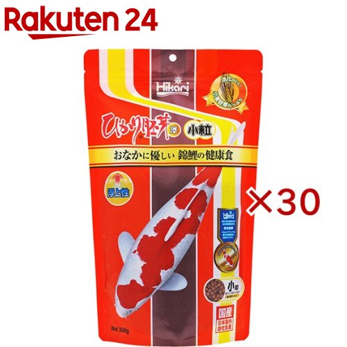 お店TOP＞ペット用品＞観賞魚・アクアリウム用品＞観賞魚・魚フード＞錦鯉用フード＞ひかり 胚芽浮 小粒 (350g×30セット)【ひかり 胚芽浮 小粒の商品詳細】●胚芽ベースの多目的錦鯉フード●栄養価が高く消化吸収しやすい小麦胚芽を高比率で...