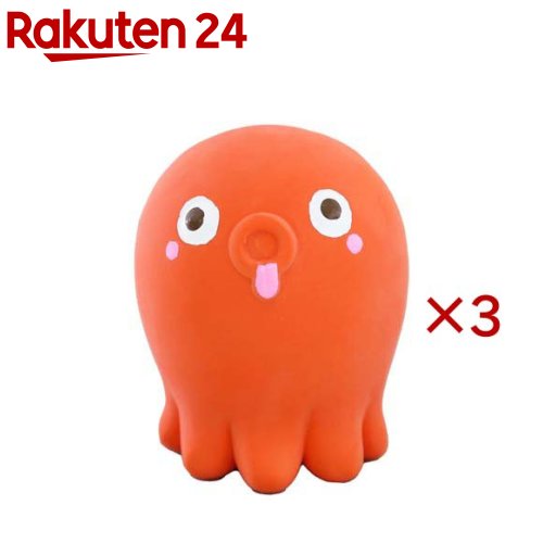 お店TOP＞ペット用品＞犬用品(グッズ)＞犬用おもちゃ・玩具(犬・遊)＞天然ゴム・おもちゃ(犬用)＞コロッとぷにぷにズーズー タコ (3セット)【コロッとぷにぷにズーズー タコの商品詳細】●ピーピー笛入り●ほんのりあまいバニラの香り付き【発...