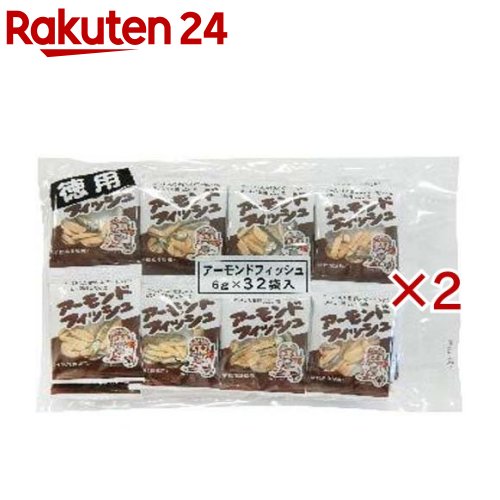 お店TOP＞フード＞お菓子＞素材別菓子＞小魚せんべい・小魚菓子＞アーモンドフィッシュ (32袋入×2セット(1袋6g))【アーモンドフィッシュの商品詳細】●おいしく味付した小魚とローストした香ばしいアーモンドをミックスしました。●食べやすい...