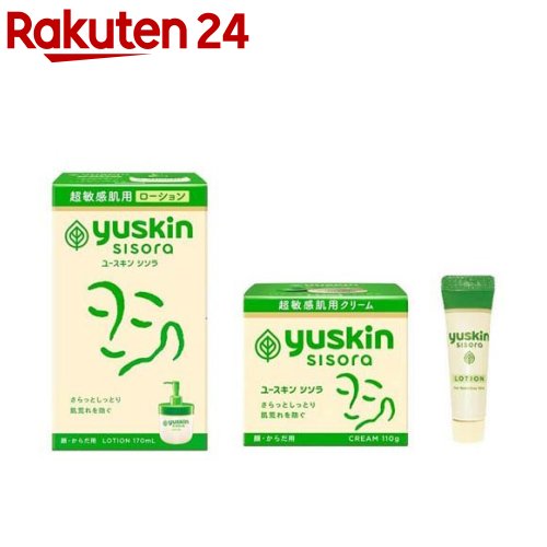 お店TOP＞化粧品＞ボディケア＞ボディミルク・クリーム・オイル＞ボディクリーム全部＞ユースキン シソラローション ポンプ ＆ シソラクリーム +サンプル付きセット (1セット)商品区分：医薬部外品【ユースキン シソラローション ポンプ ＆ ...