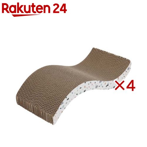 お店TOP＞ペット用品＞猫用品(グッズ)＞猫用デイリーグッズ＞猫爪とぎ(爪磨き)＞ユーゴー スクラッチングウェーブ (4セット)【ユーゴー スクラッチングウェーブの商品詳細】●猫の体にフィットする形状で、「爪とぎ」と「休憩スペース」を1台で...