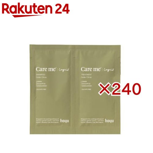お店TOP＞化粧品＞ヘアケア＞シャンプー＞シャンプー全部＞ケアミー ペアパック Cedar Citrus (240セット)商品区分：化粧品【ケアミー ペアパック Cedar Citrusの商品詳細】●シダーシトラスの香り。★シャンプー●洗浄...
