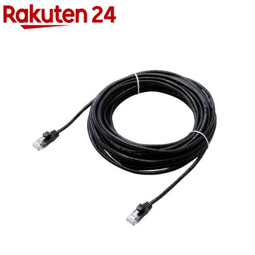 お店TOP＞家電＞情報家電＞パソコンサプライ＞データ通信ケーブル＞エレコム やわらかLANケーブル CAT6 10m ブラック LD-GPY／BK10 (1本)【エレコム やわらかLANケーブル CAT6 10m ブラック LD-GPY／B...