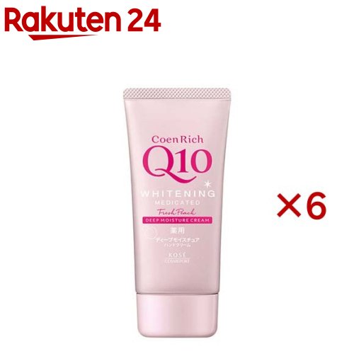 お店TOP＞日用品＞ハンドケア＞ハンドクリーム＞ハンドクリーム コエンザイムQ10配合＞コエンリッチ 薬用ホワイトニング ハンドクリーム もぎたてピーチ (80g×6セット)商品区分：医薬部外品【コエンリッチ 薬用ホワイトニング ハンドクリ...