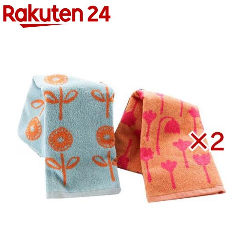 お店TOP＞日用品＞洗面・バス用品＞タオル＞バスタオル＞小杉善 北欧調 フラワー ミニバスタオル 2柄 (2枚入×2セット)【小杉善 北欧調 フラワー ミニバスタオル 2柄の商品詳細】●ショートサイズで便利に使えるバスタオル2枚組です。●さ...