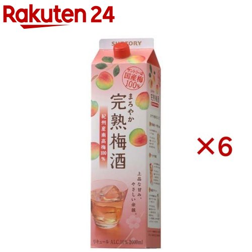 お店TOP＞水・飲料＞お酒＞焼酎＞梅酒＞まろやか完熟梅酒 (2000ml×6セット)【まろやか完熟梅酒の商品詳細】●ふっくらと熟した肉厚な紀州産南高梅を使用し、完熟梅ならではの華やかな香りとまろやかで上品な優しい甘さが特徴の梅酒です。●様々...
