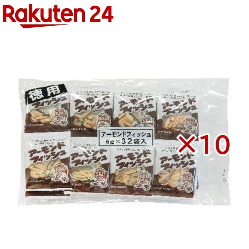 お店TOP＞フード＞お菓子＞素材別菓子＞小魚せんべい・小魚菓子＞アーモンドフィッシュ (32袋入×10セット(1袋6g))【アーモンドフィッシュの商品詳細】●おいしく味付した小魚とローストした香ばしいアーモンドをミックスしました。●食べやす...