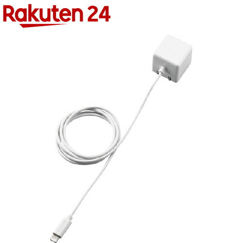 お店TOP＞家電＞スマートフォン・携帯電話＞充電器・バッテリー＞スマートフォン用充電器＞エレコム iPhone充電器 iPad充電器 1m Lightning AC ケーブル一体 MPA-ACL01WH (1個)【エレコム iPhone充電...