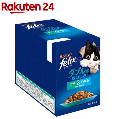 お店TOP＞ペット用品＞猫用食品(フード・おやつ)＞キャットフード(猫缶・パウチ・一般食)＞キャットフード(フレークタイプ)＞フィリックス パウチ ダブルのおいしさ ツナ＆白身魚 (50g×12袋)【フィリックス パウチ ダブルのおいしさ ...