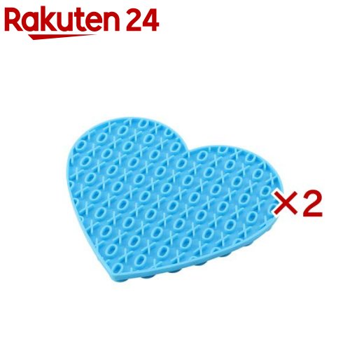 お店TOP＞ペット用品＞犬用品(グッズ)＞犬用食器類(ボウル・給水器・給餌器)＞犬用食器類 その他＞スローフィードマット ハート ブルー (2セット)【スローフィードマット ハート ブルーの商品詳細】●動物の「舐める(Lick)」という行為...