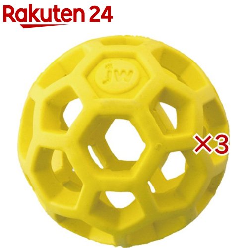 お店TOP＞ペット用品＞犬用品(グッズ)＞犬用おもちゃ・玩具(犬・遊)＞ボール(犬用)＞JWペットカンパニー ベイビー ホーリーローラー イエロー (3セット)【JWペットカンパニー ベイビー ホーリーローラー イエローの商品詳細】●100...