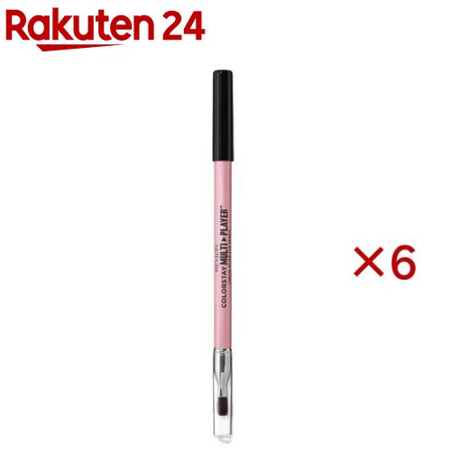 お店TOP＞化粧品＞メイクアップ＞アイメイク＞ペンシルアイライナー＞レブロン カラーステイ マルチプレイヤー アイ ペンシル 408 ハイ スコア (0.9g×6セット)商品区分：化粧品【レブロン カラーステイ マルチプレイヤー アイ ペン...