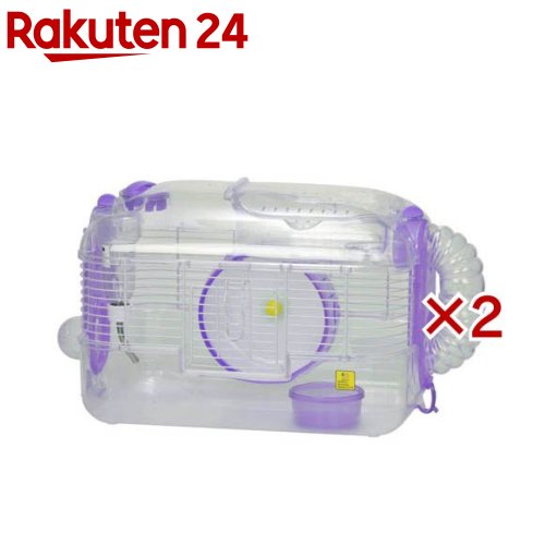 お店TOP＞ペット用品＞小動物用品＞ハムスター用品＞ケージ(ハムスター用)＞ルックルック ハムスター バイオレット (2セット)【ルックルック ハムスター バイオレットの商品詳細】●ハムスターと飼い主がより楽しく、快適・便利に過ごせるように...