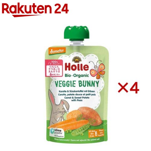 お店TOP＞フード＞有機JAS・オーガニック＞その他の食品(有機JAS)＞離乳食(有機JAS)＞ホレ 有機ベビースムージー ベジーバニー (100g×4セット)商品区分：有機JAS認定【ホレ 有機ベビースムージー ベジーバニーの商品詳細】●...