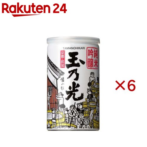 お店TOP＞水・飲料＞お酒＞日本酒(清酒)＞純米吟醸酒(日本酒)＞純米吟醸 玉乃光 アルミ缶 (180ml×6セット)【純米吟醸 玉乃光 アルミ缶の商品詳細】●天然の酸味と米の旨味のバランスのとれたスッキリとした飲み口です。●アルコール度数...