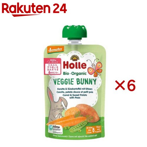 お店TOP＞フード＞有機JAS・オーガニック＞その他の食品(有機JAS)＞離乳食(有機JAS)＞ホレ 有機ベビースムージー ベジーバニー (100g×6セット)商品区分：有機JAS認定【ホレ 有機ベビースムージー ベジーバニーの商品詳細】●...
